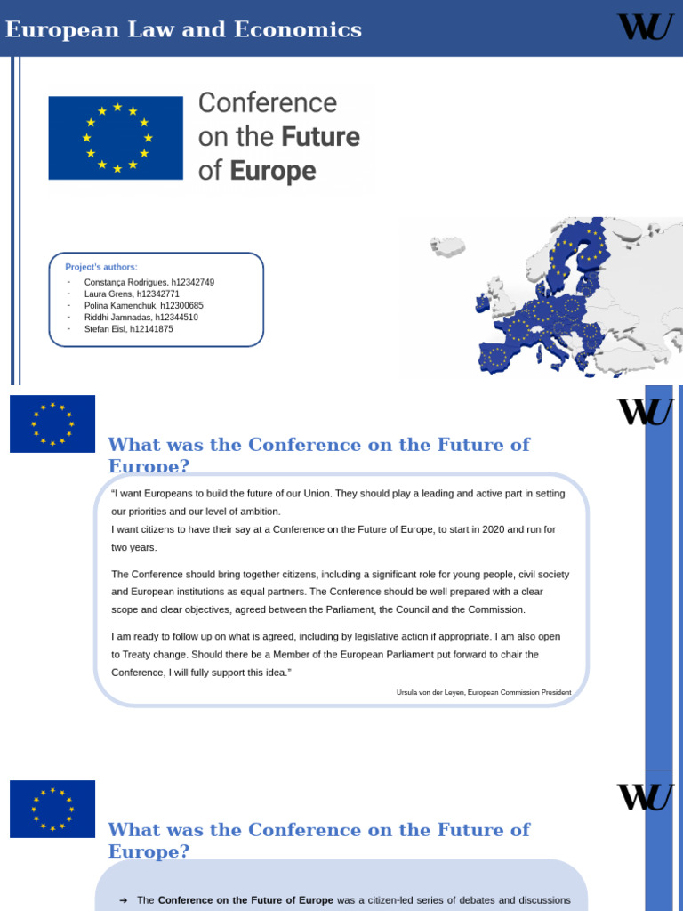 Conference On Future of Europe | PDF | European Union | Government