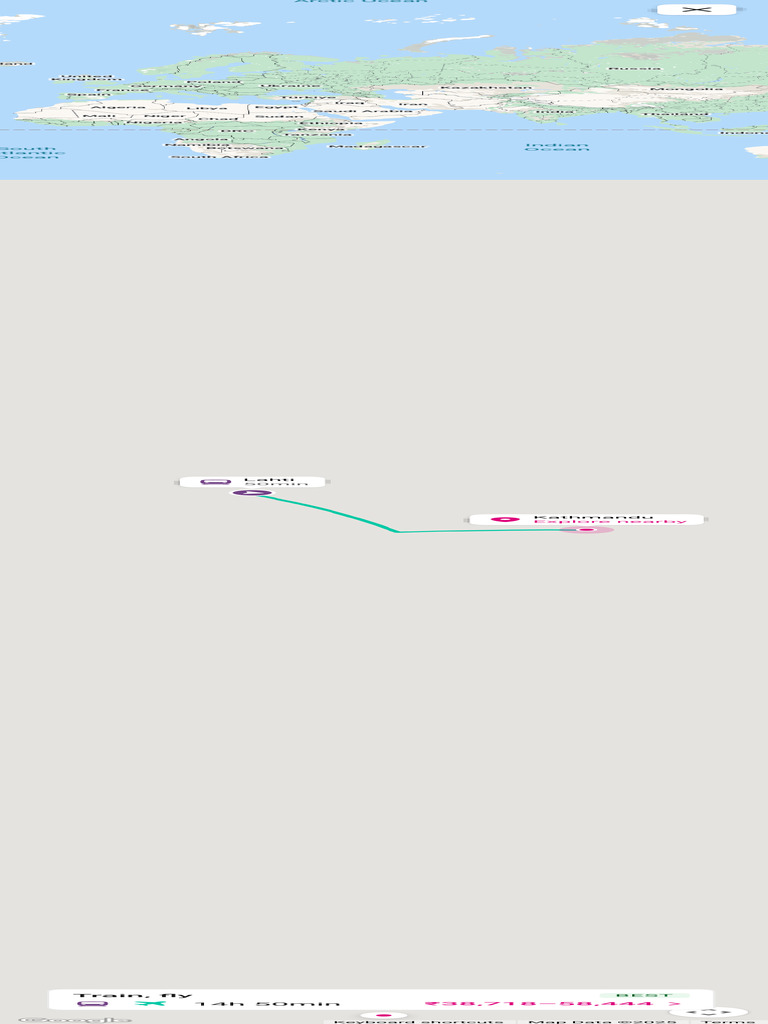 Lahti To Kathmandu - One Way To Travel Via Train, and Plane | PDF ...