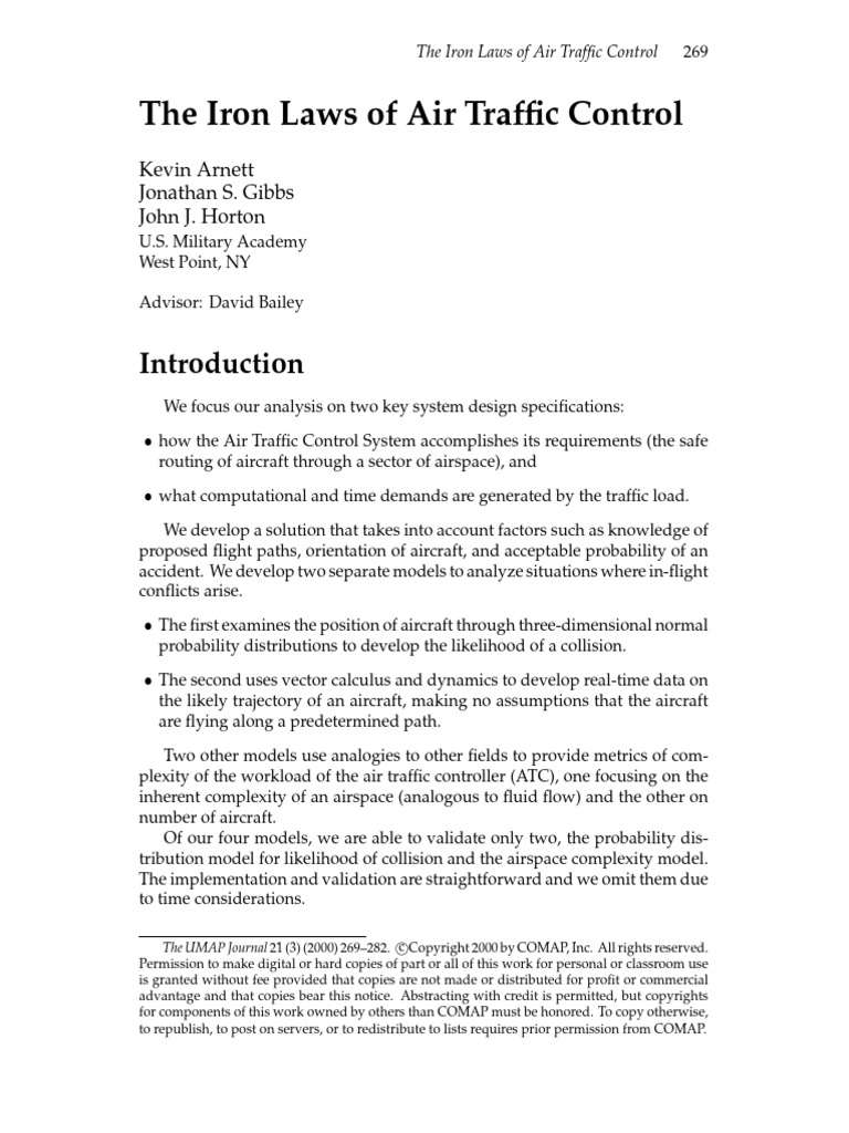 The Iron Laws of Air Traffic Control | PDF | Air Traffic Control | Circle