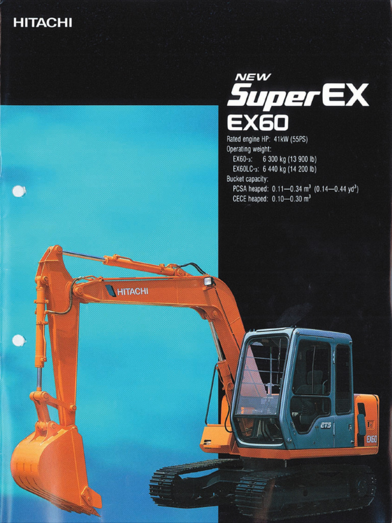 Hitachi EX60 3 | PDF