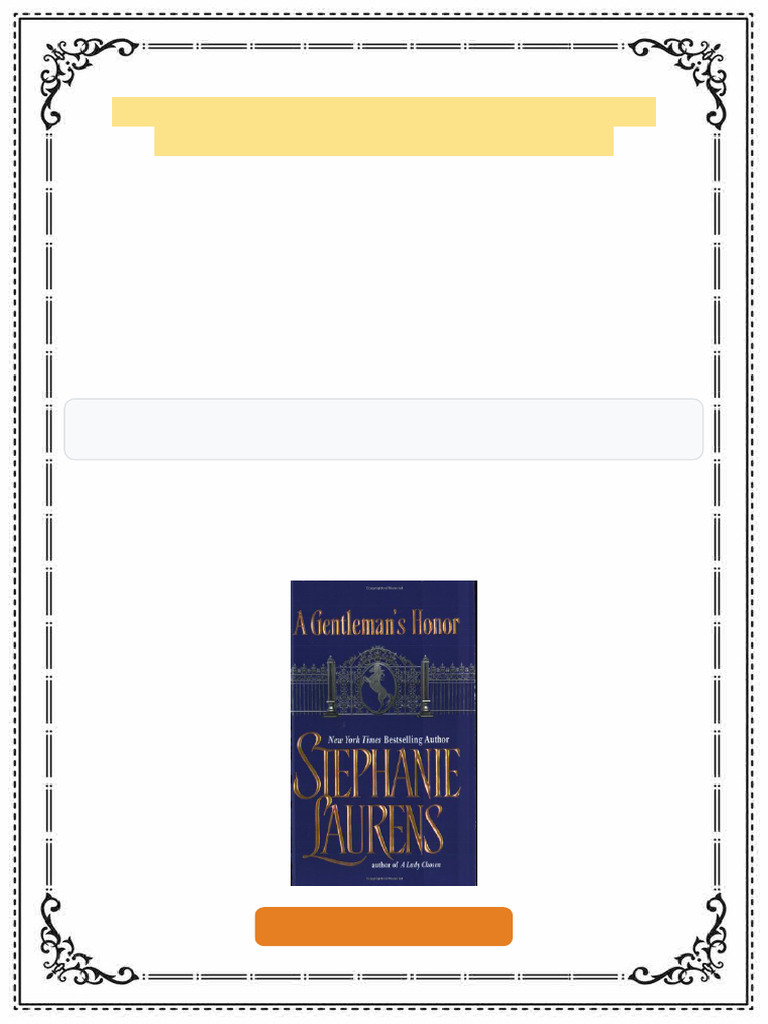 A Gentleman s Honor Stephanie Laurens ebook universal pdf | PDF | Zoology