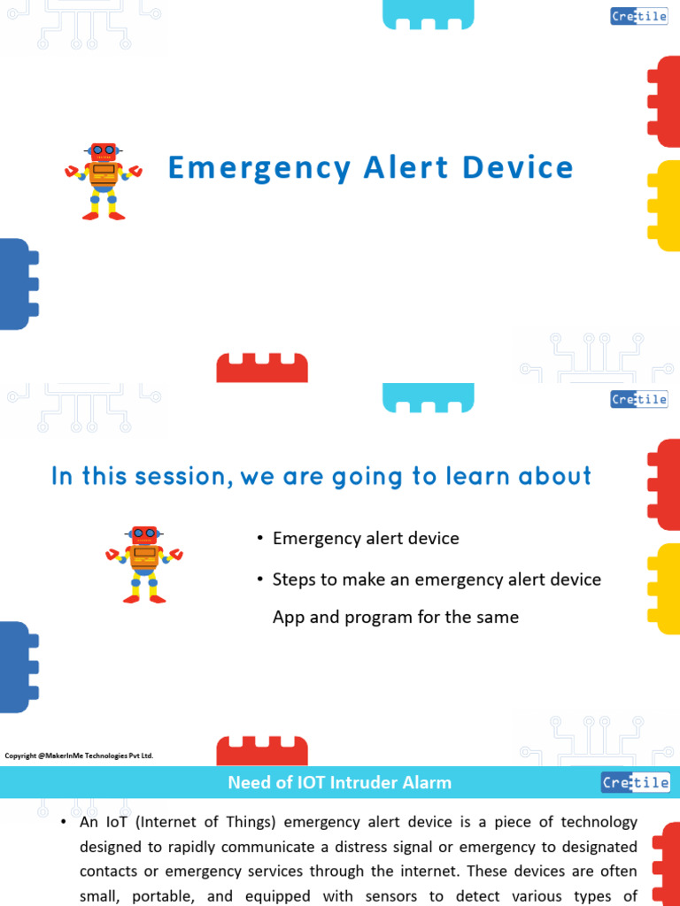 Build an IoT Emergency Alert Device | PDF | Internet Of Things | Mobile App