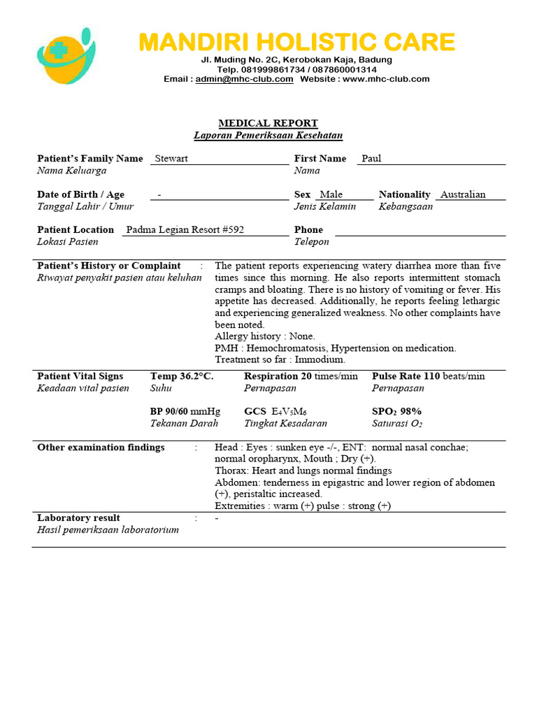 2 MR Paul Stewart - Acute Gastroenteritis With Mild To Moderate ...