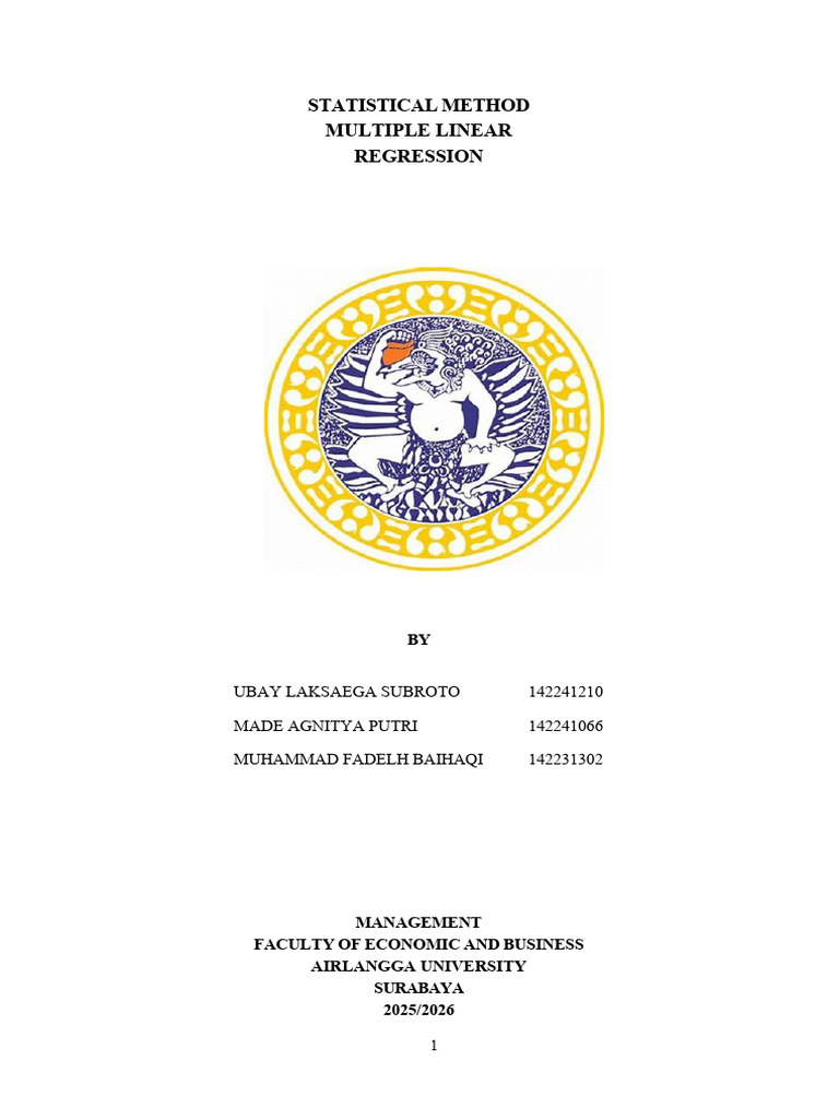 Multiple Regression Project | PDF | Statistics | Regression Analysis