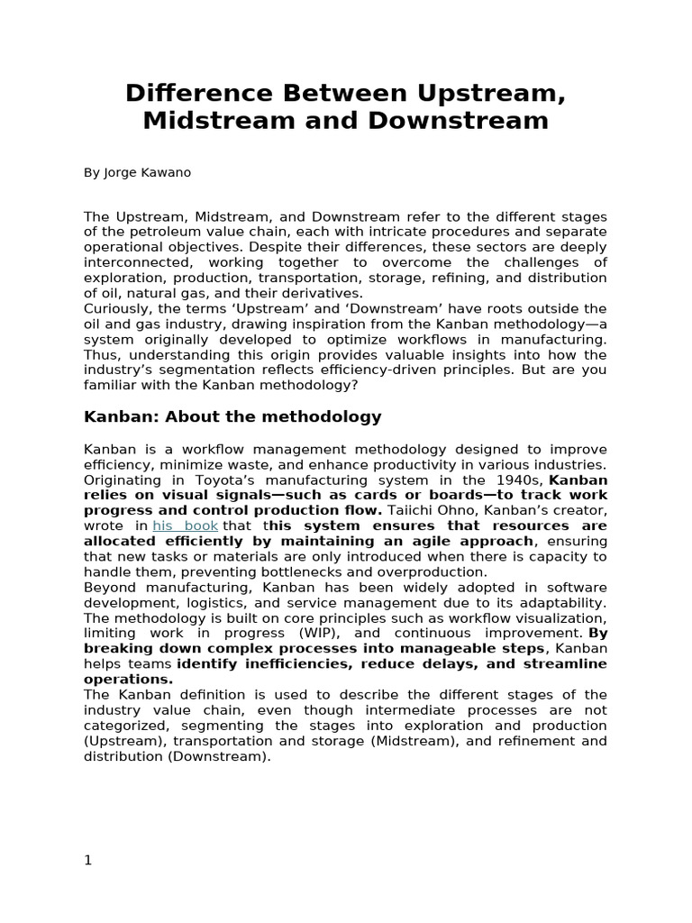 Upstream, Midstream, Downstream Oil Guide | PDF | Oil Refinery | Petroleum
