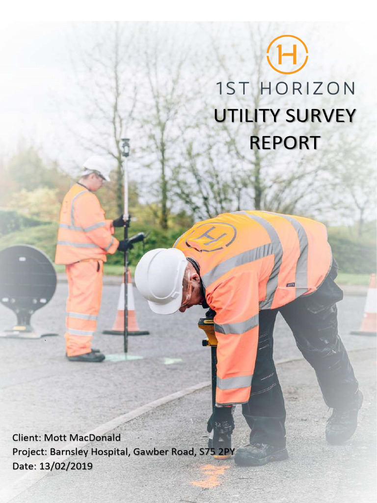 Barnsley Hospital Utility Survey Report | PDF | Radar | Electronics