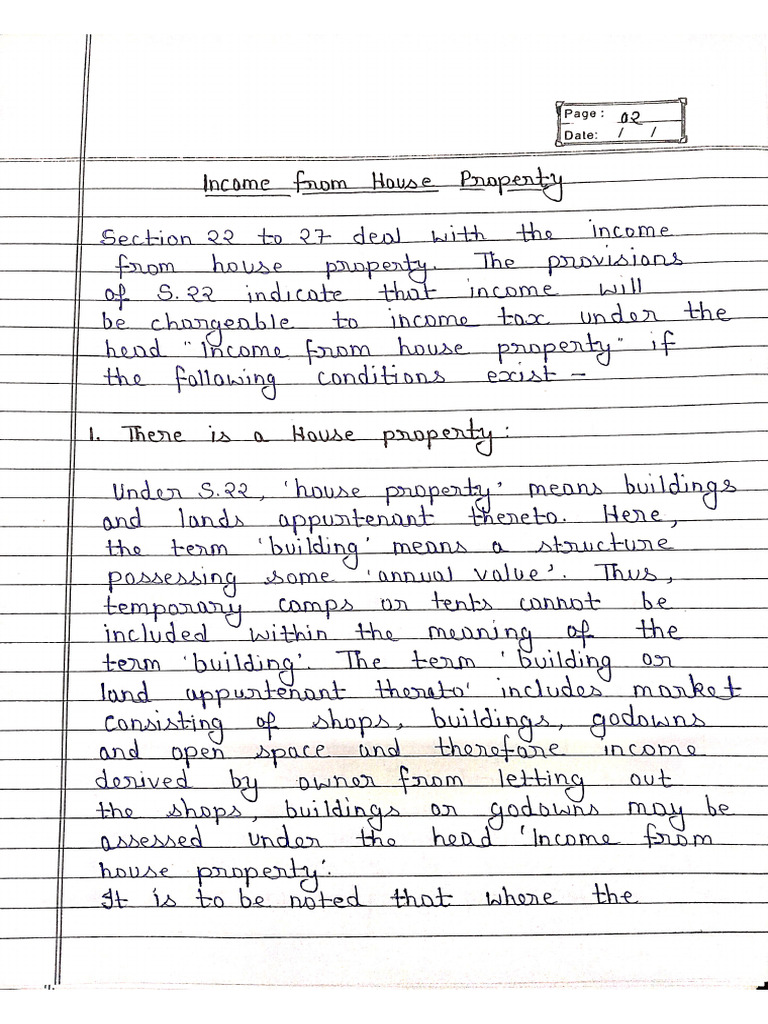 Income From House Property-1 | PDF