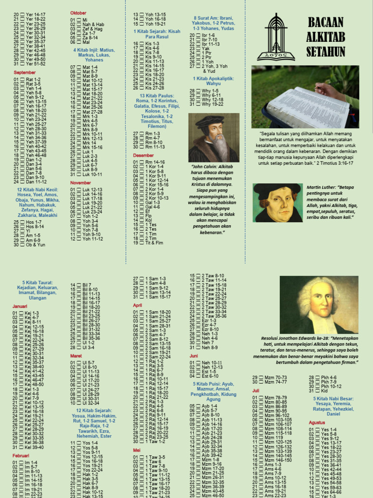 Bible Reading Plan 2019 Ver 9 | PDF