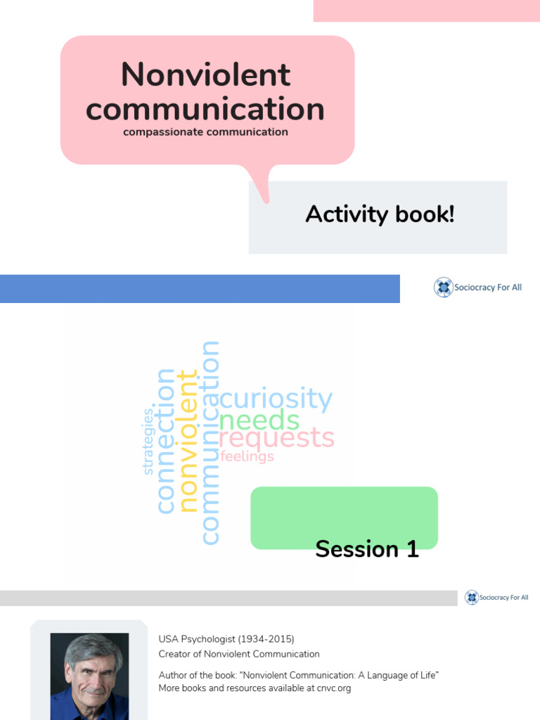 Sociocracy For All NVC Activity Book | PDF | Psychological Concepts ...