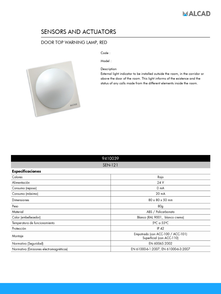 SEN-121 | PDF