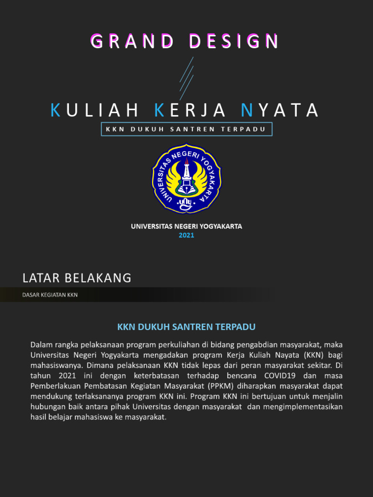 Grand Design KKN - Dukuh Santren | PDF