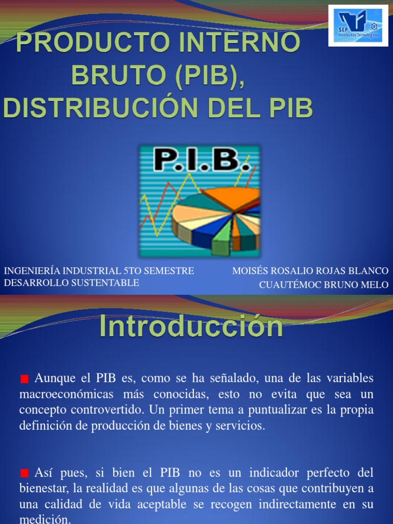 Producto Interno Bruto (Pib), Distribución Del | PDF | Producto Interno Bruto | Macroeconómica