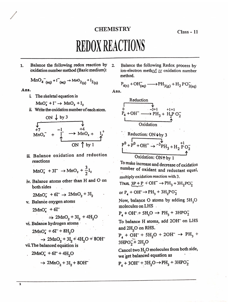 Redox | PDF
