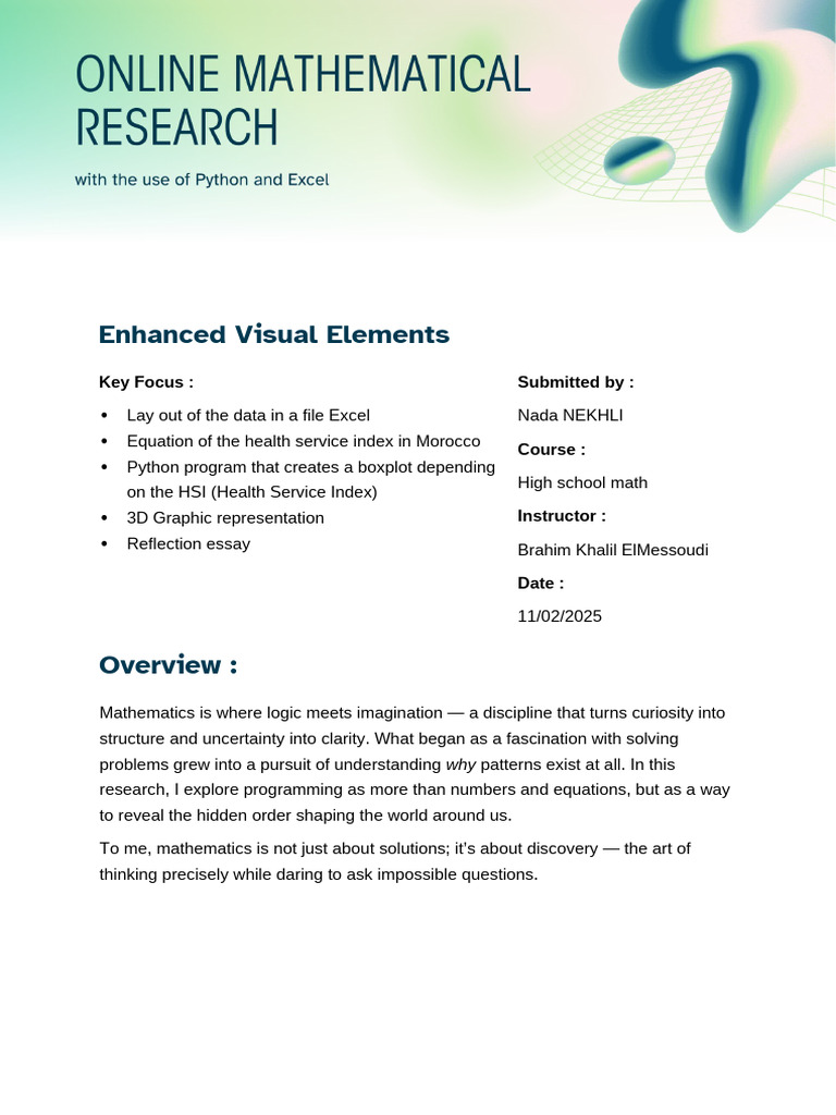 Advanced Mathematical Research | PDF | Mathematics | Cognitive Science