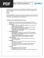 Powder Coating Specification Sheet | PDF | Materials | Chemistry