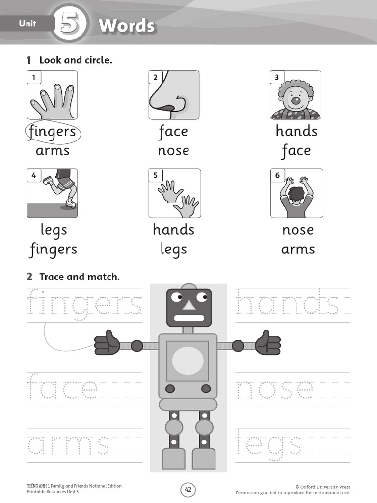 Family and Friends Unit 5 & 6 Resources | PDF