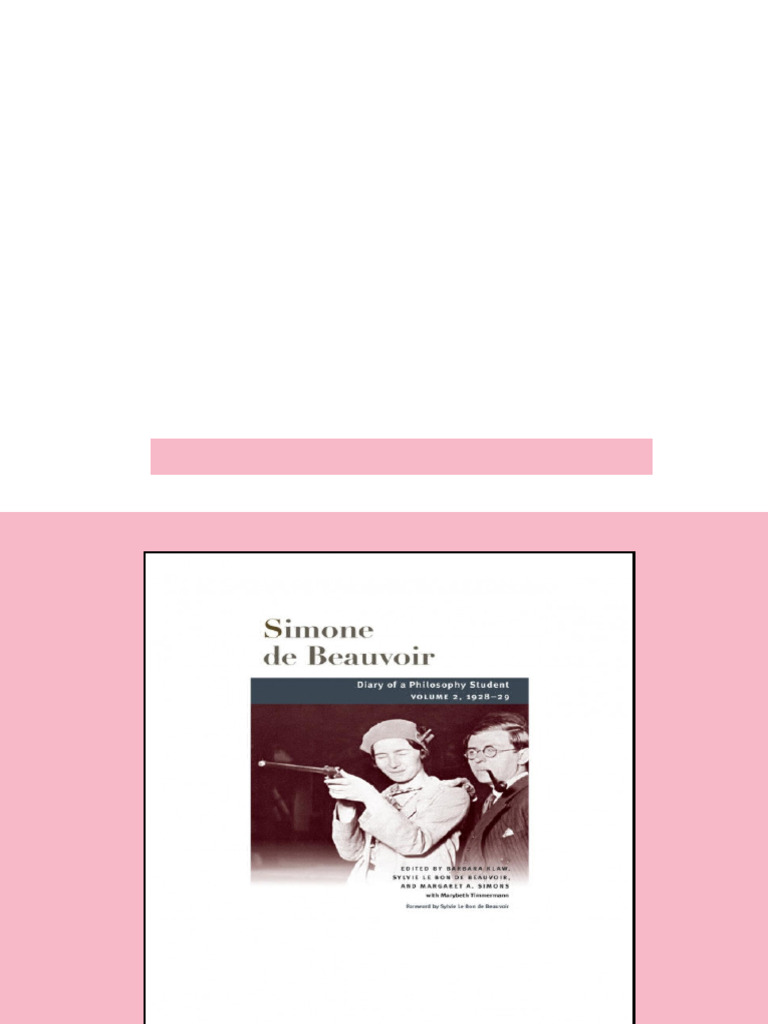 (Ebook) Diary of a Philosophy Student: Volume 2, 1928-29 (Beauvoir ...