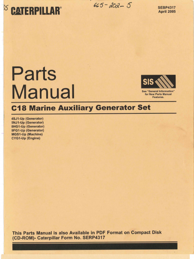 665-202-5 - CAT - C18 - Parts Manual | PDF