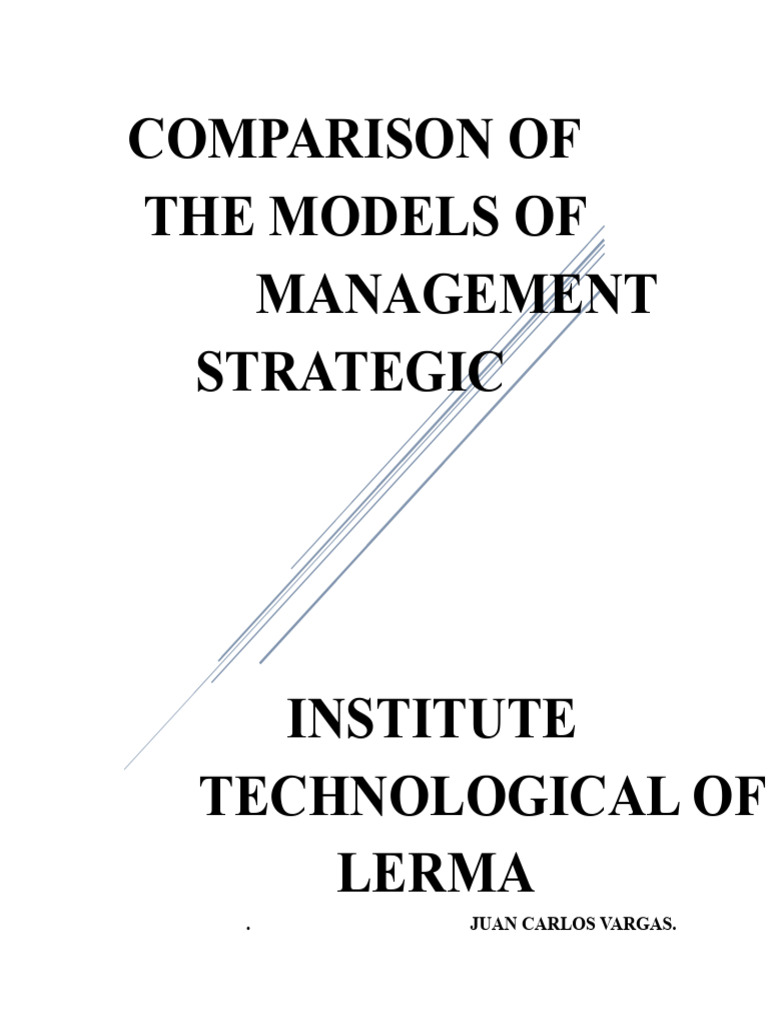 Strategic Management Models | PDF | Strategic Management | Business