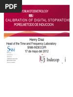 Timer Calibration Procedure Guide | PDF | Calibration | Uncertainty