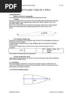 Mean Aerodynamic Chord Overview | PDF | Aerodynamics | Flight