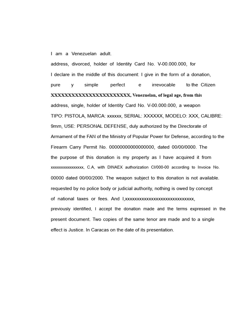 Firearm Transfer Model | PDF