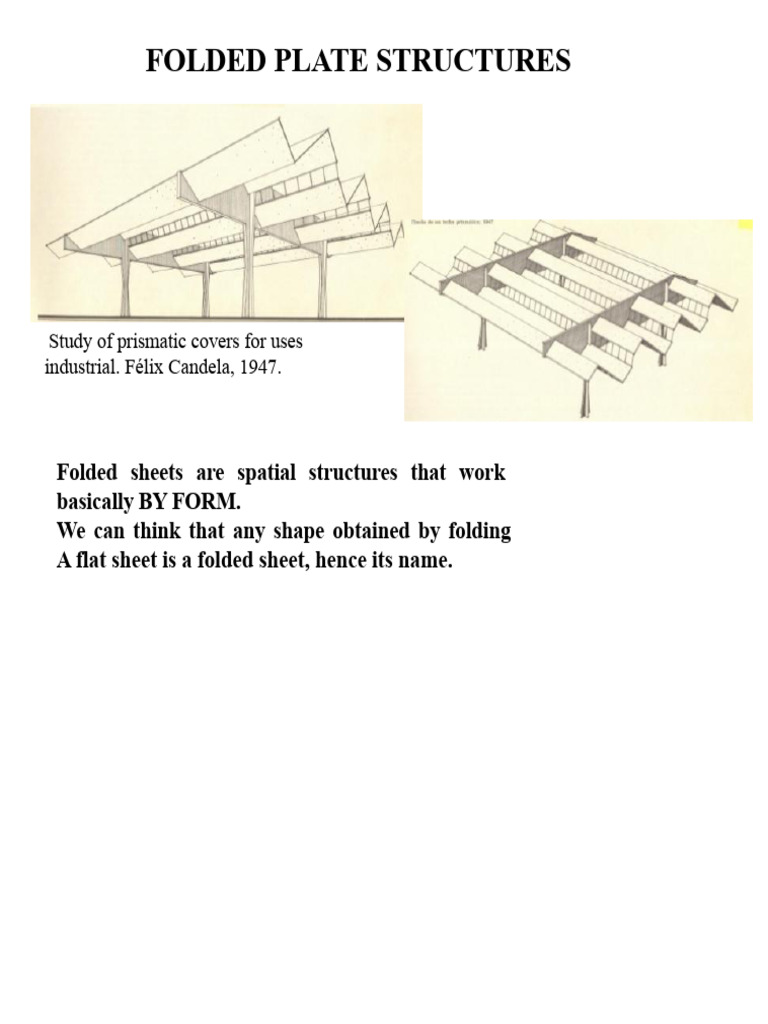 Prismatic Folded Plate Structures Guide | PDF | Beam (Structure) | Bending