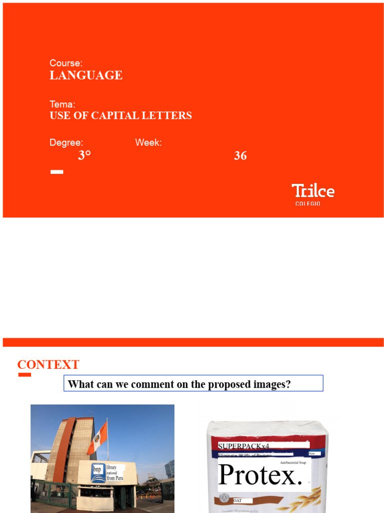 Capital Letter Usage in Spanish Grammar | PDF