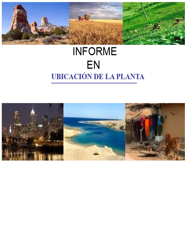 Ubicación de la planta | PDF | Agua | Transporte