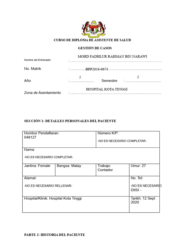 Curso de Diploma: Asistente de Salud | PDF | Tórax | Asma