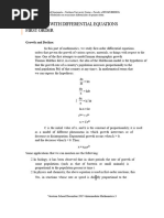 Growth and Decay in Differential Equations | PDF | Mathematics | Equations