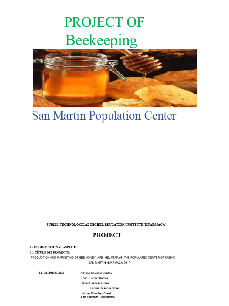 APIARY PROJECT SLIDES | PDF | Beekeeping | Honey