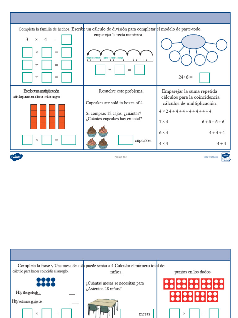 T M 1636468209 4 Tablas de Multiplicar Matemáticas Maestría Mats | PDF ...