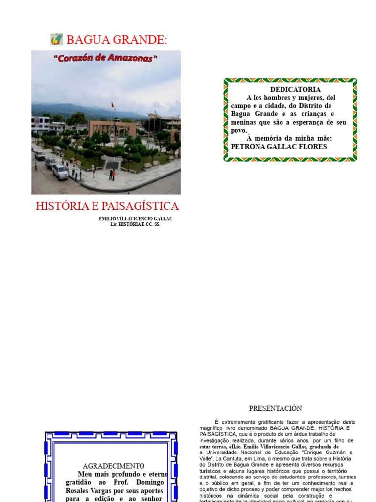 História e Paisagística de Bagua Grande | PDF | Peru | Império Inca