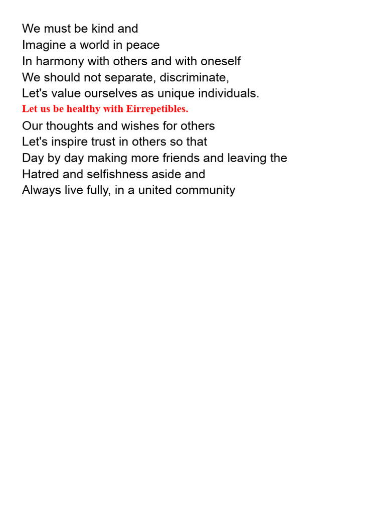 Acrostic Welcome | PDF