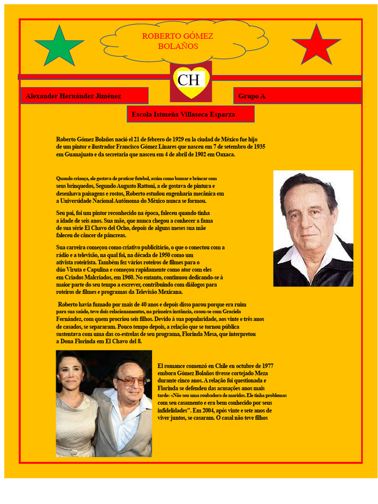 Vida e Carreira de Roberto Gómez Bolaños | PDF