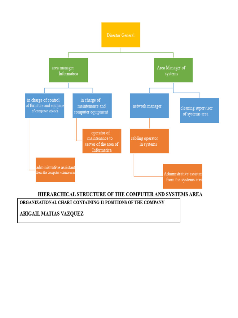 INFORMATION TECHNOLOGY ORGANIZATIONAL CHART | PDF
