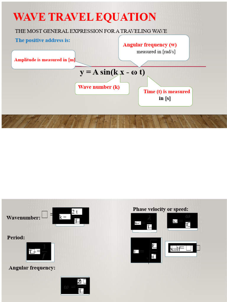 General Wave Travel Equation Explained | PDF
