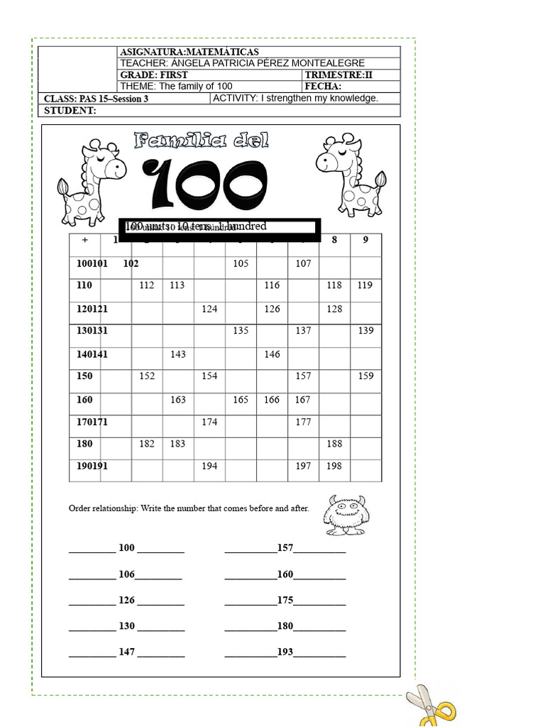 Family of 100 | PDF