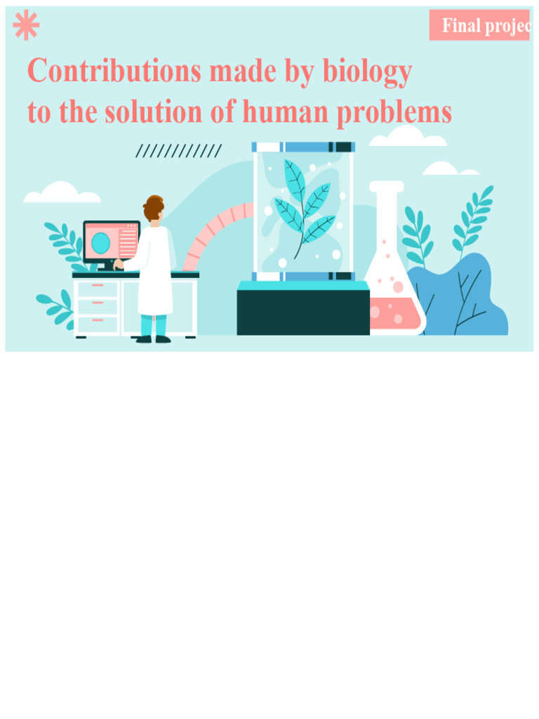 Contributions made by biology | PDF | Biology | Life Sciences