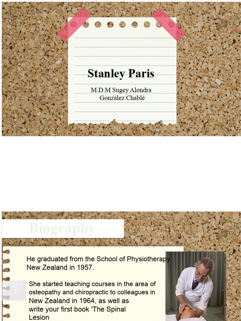 3. Stanley Paris | PDF | Physical Therapy | Manual Therapy