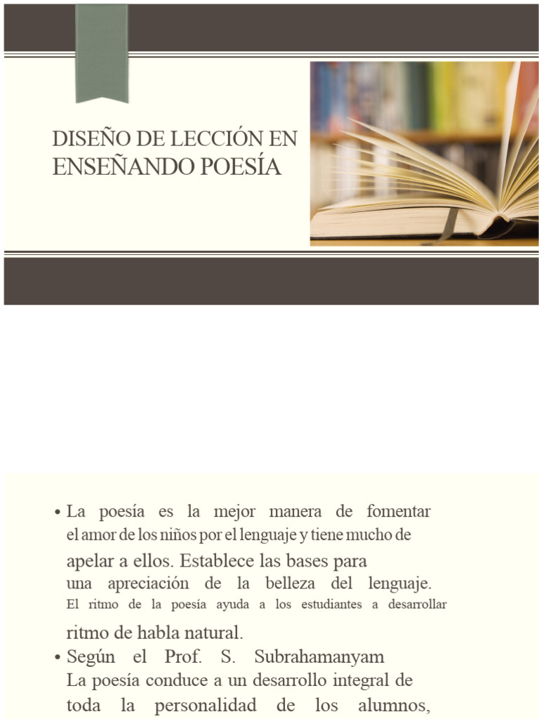 Estrategias para Enseñar Poesía en Clase | PDF | Poesía | Ritmo