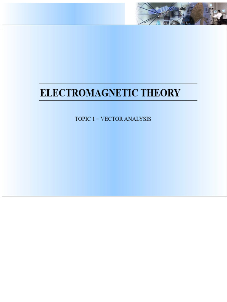Vector Analysis | PDF | Euclidean Vector | Coordinate System