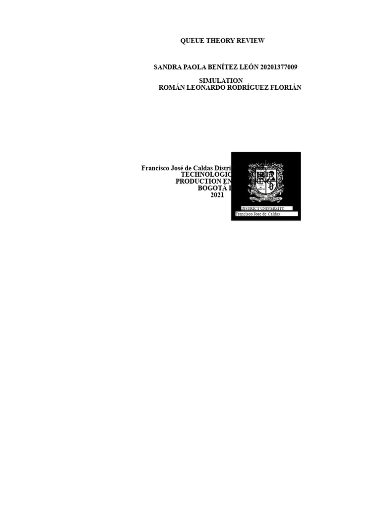 Queue Theory Review | PDF | Applied Mathematics
