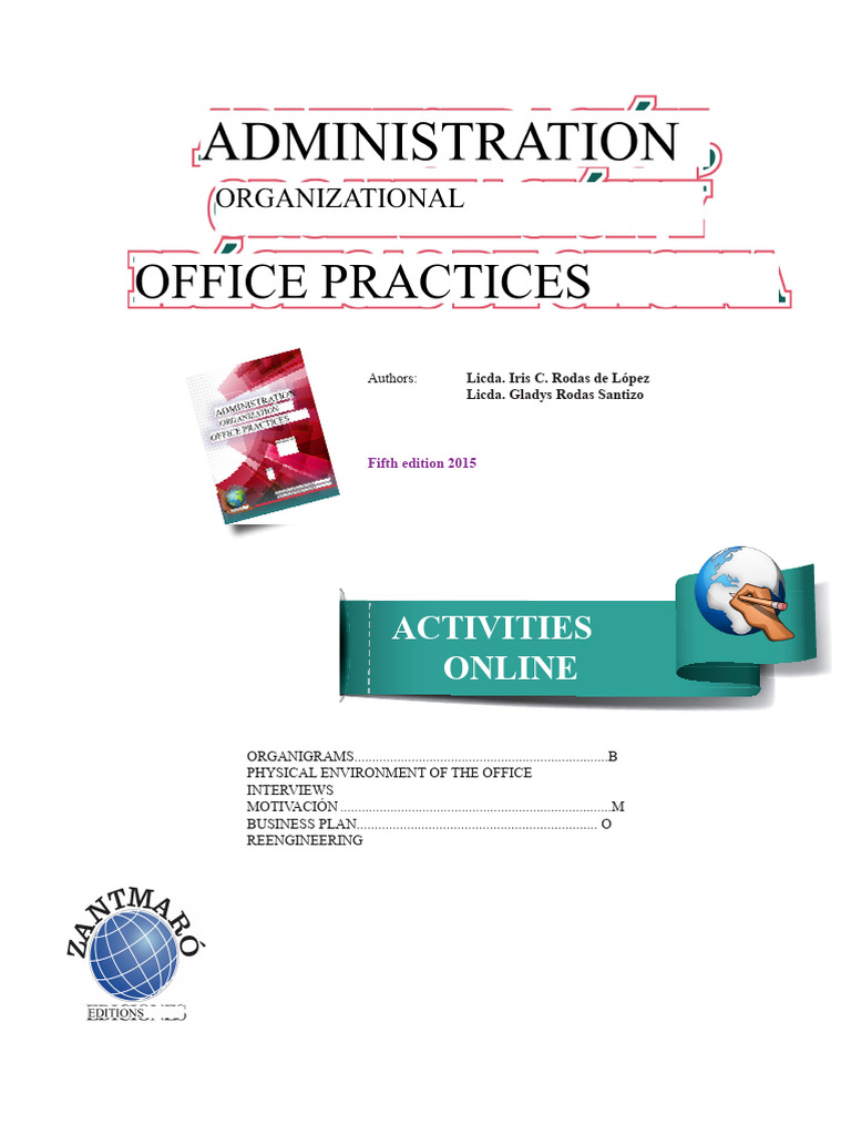 Administration, Organization and Office Practices book.pdf | PDF | Business