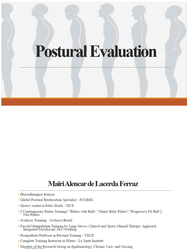 Postural Evaluation Slides PDF | PDF | Skeletal Muscle | Breathing