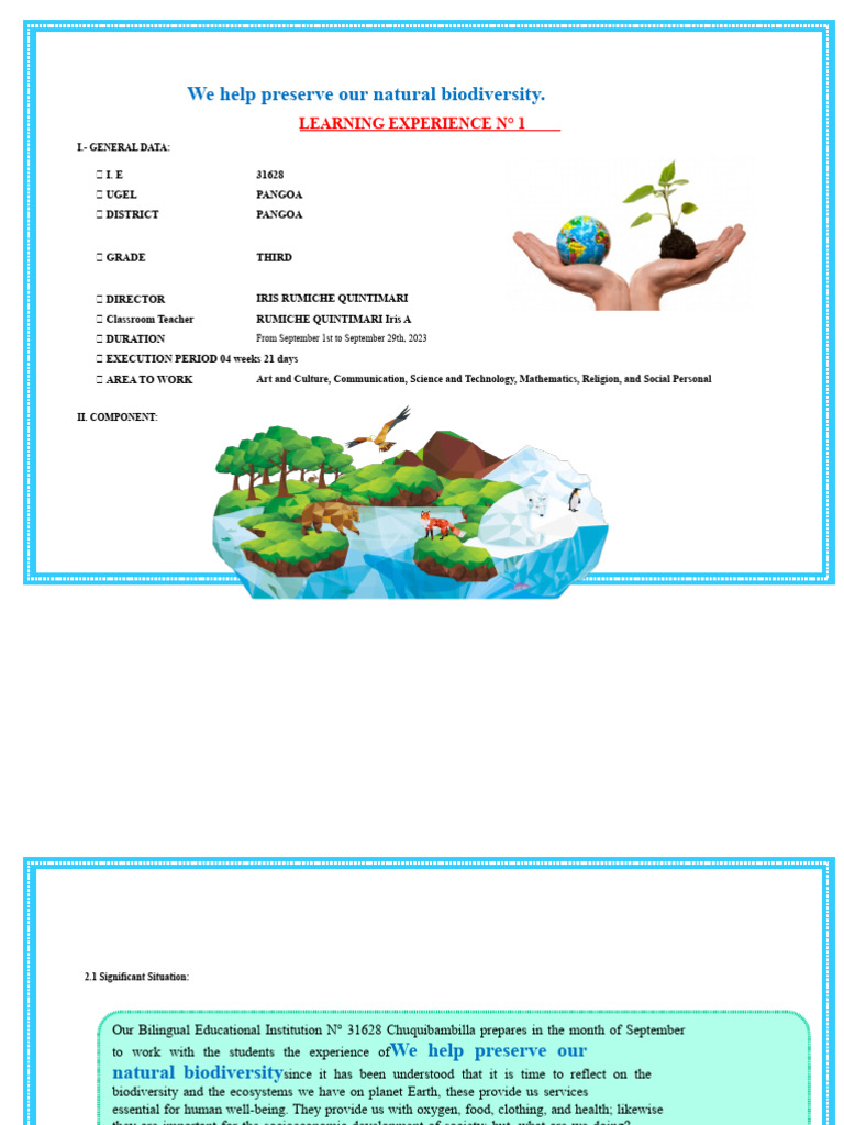 LEARNING EXPERIENCE SEPTEMBER 2023 iris 3rd grade | PDF | Information ...