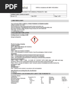 Oxonia Active 150 Safety Data Sheet | PDF | Personal Protective ...