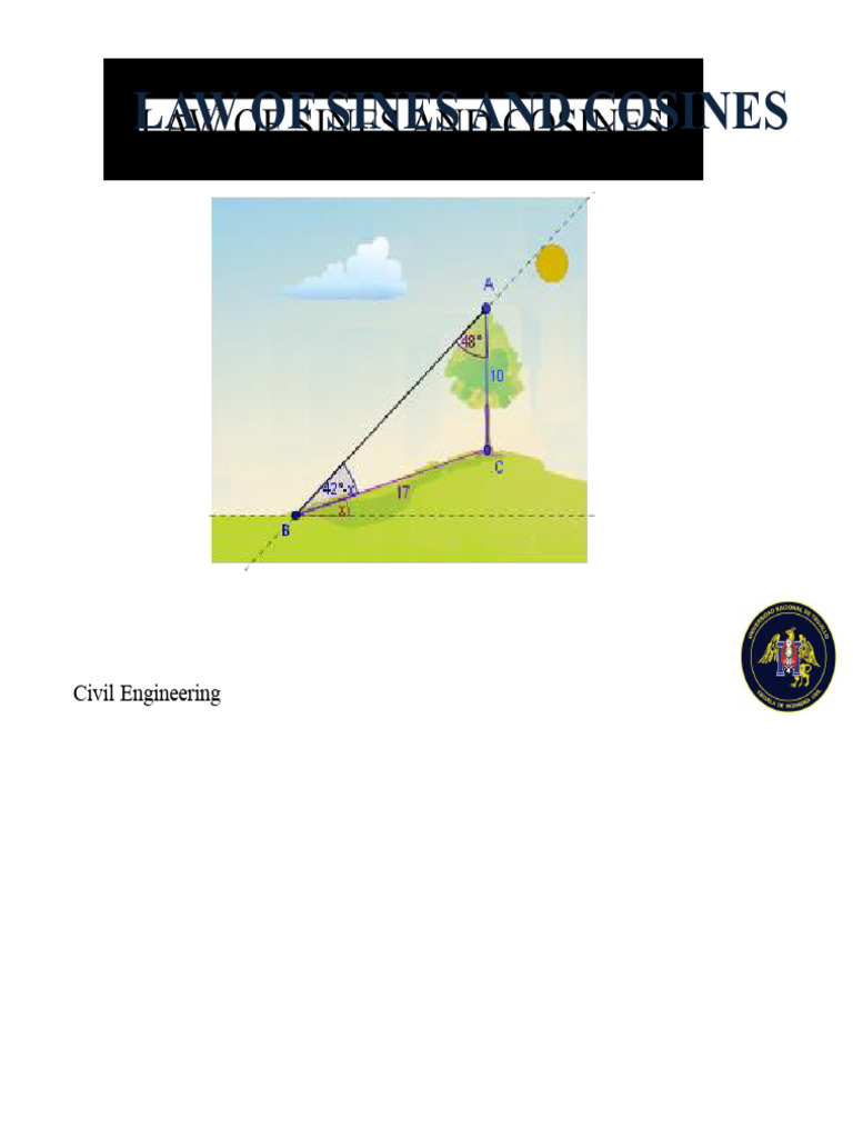 04 Session Law of Sines and Cosines | PDF | Trigonometric Functions ...