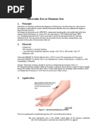 Mantoux Tuberculin Skin Test Guide | PDF | Tuberculosis | Injection ...